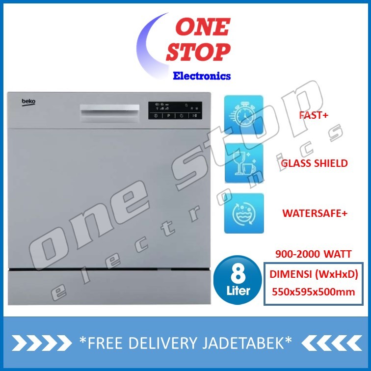 BEKO DTC36810S Dishwasher Mesin Cuci Piring DTC-36810S