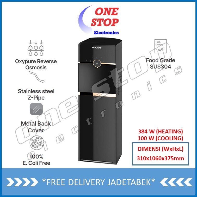 MODENA RO 8115 Dispenser Water Purifier W/ Oxypure Reverse Osmosis