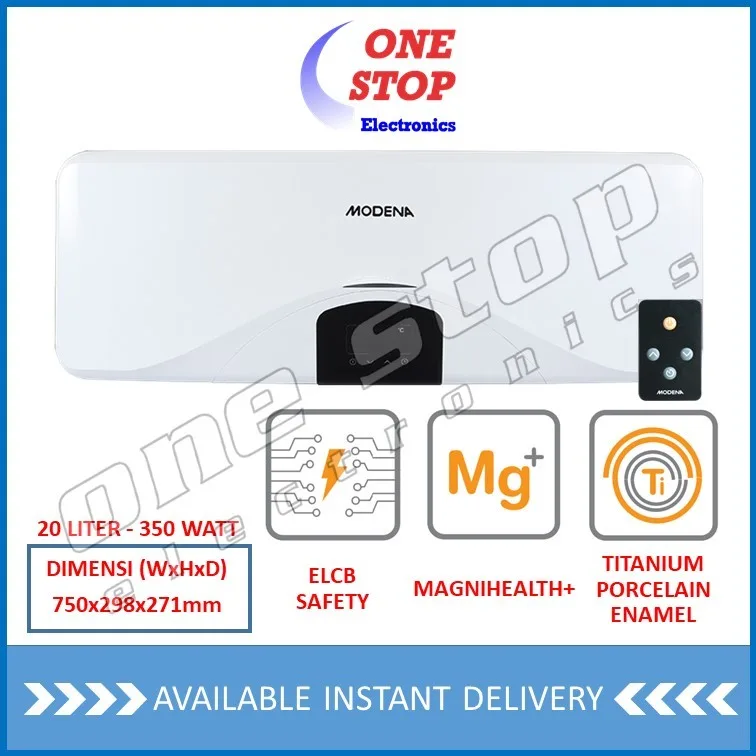 MODENA ES 20SR / ES 20 SR Electric Water Heater SNELLA 20L 350 Watt ...