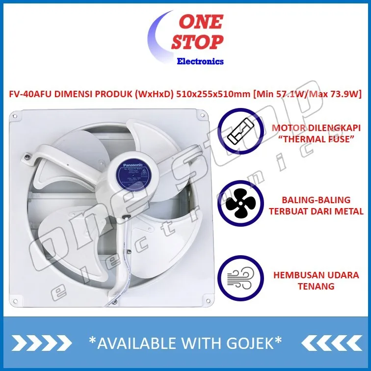 PANASONIC FV-40AFU Ventilating Fan 16 Inch | One Stop Electronic